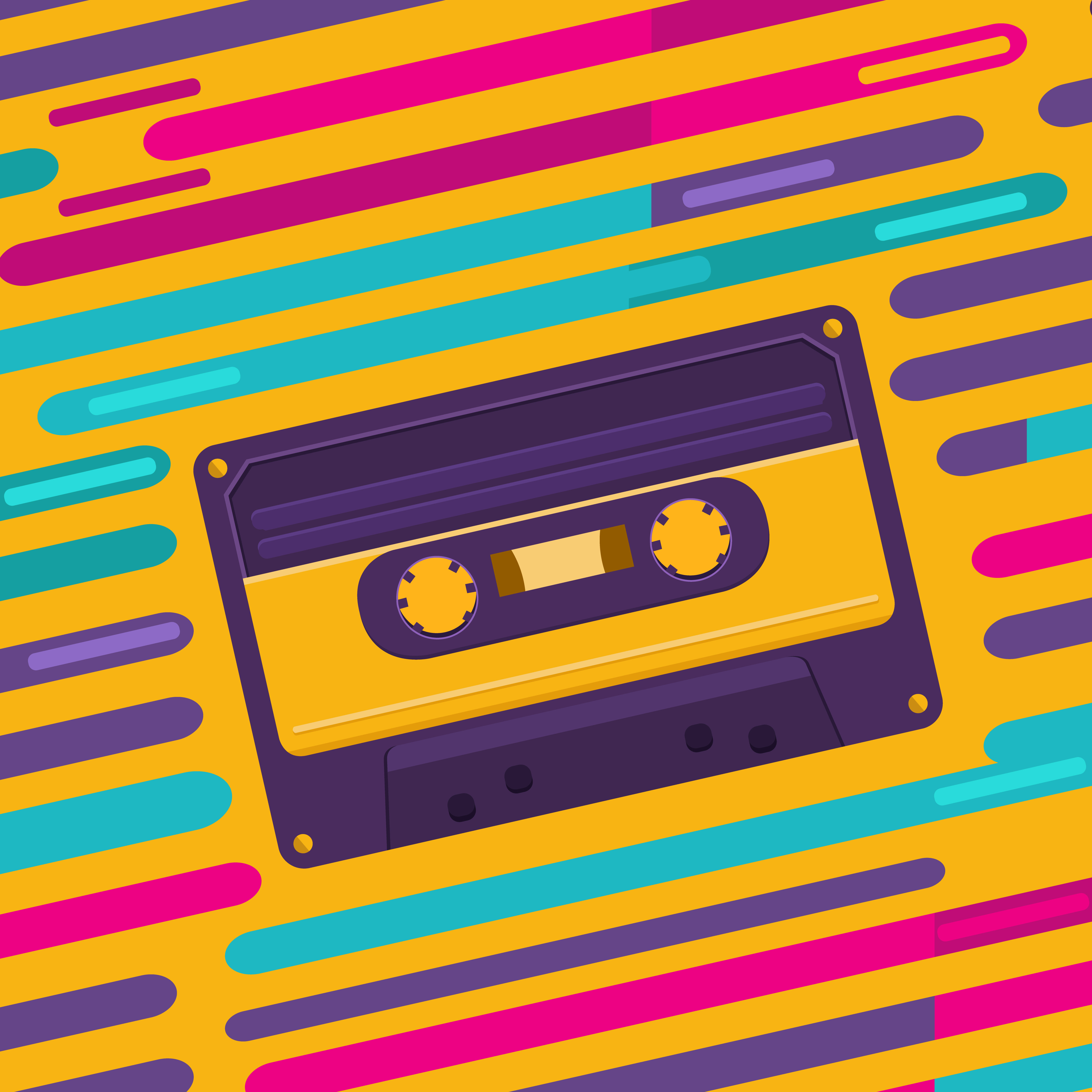 Winston Porter Kharon Vintage Audio Cassette On Canvas by Dasha-Efremova Graphic Art | Wayfair